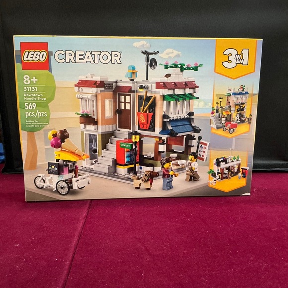 Lego | Toys | Lego Creator 3 In 31131 Downtown Noodle Shop Building Set ...